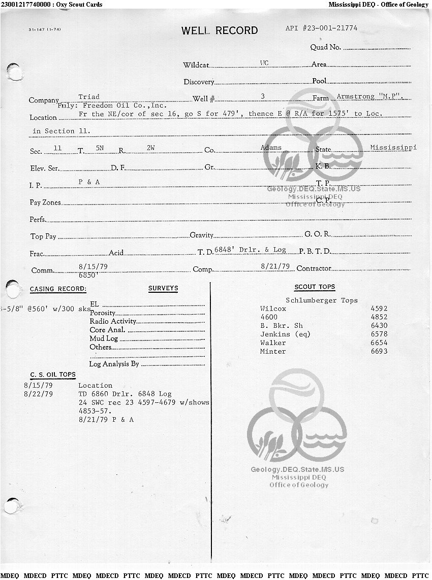 Well Folder - 2300121774