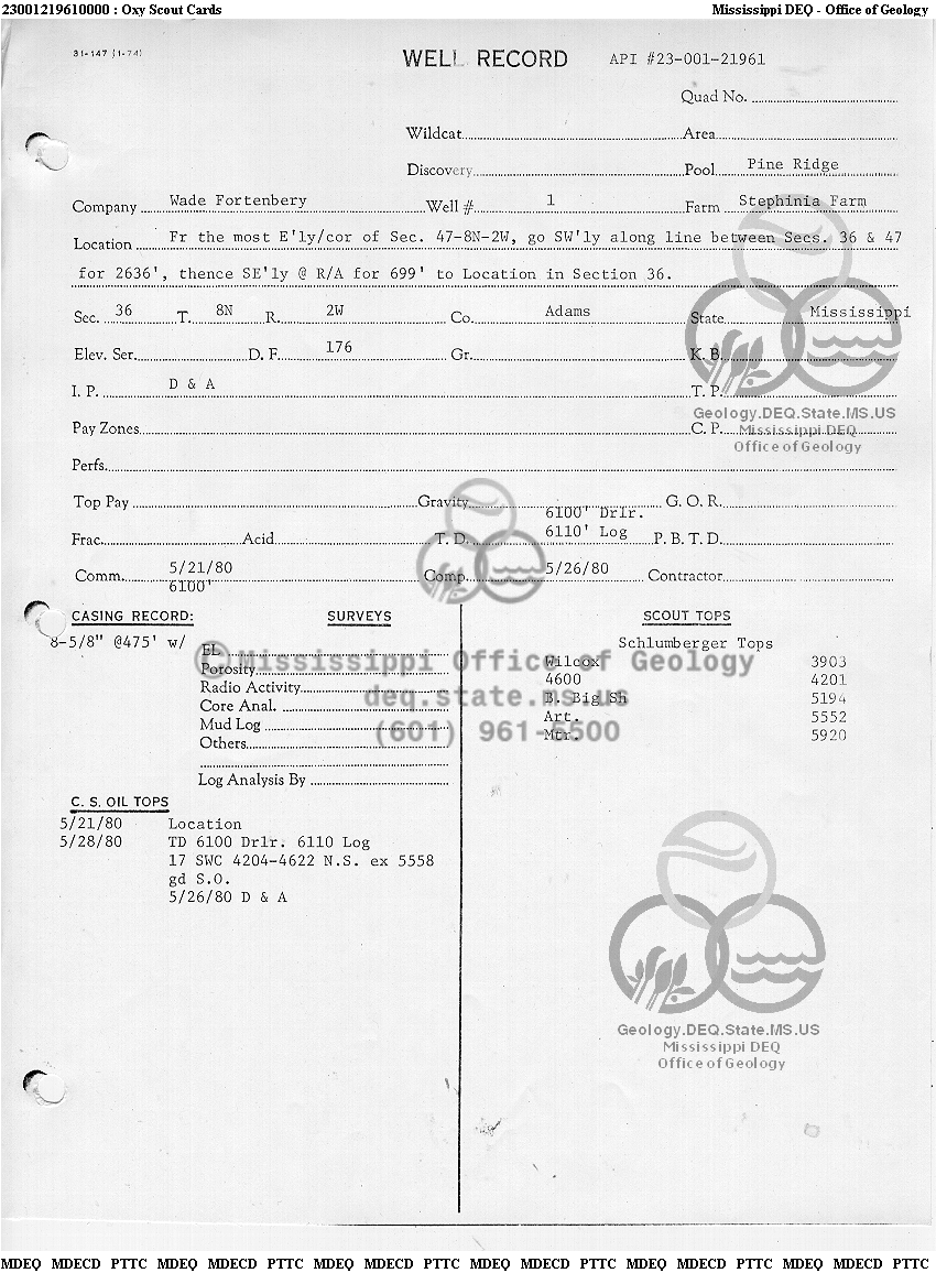 Well Folder - 2300121961