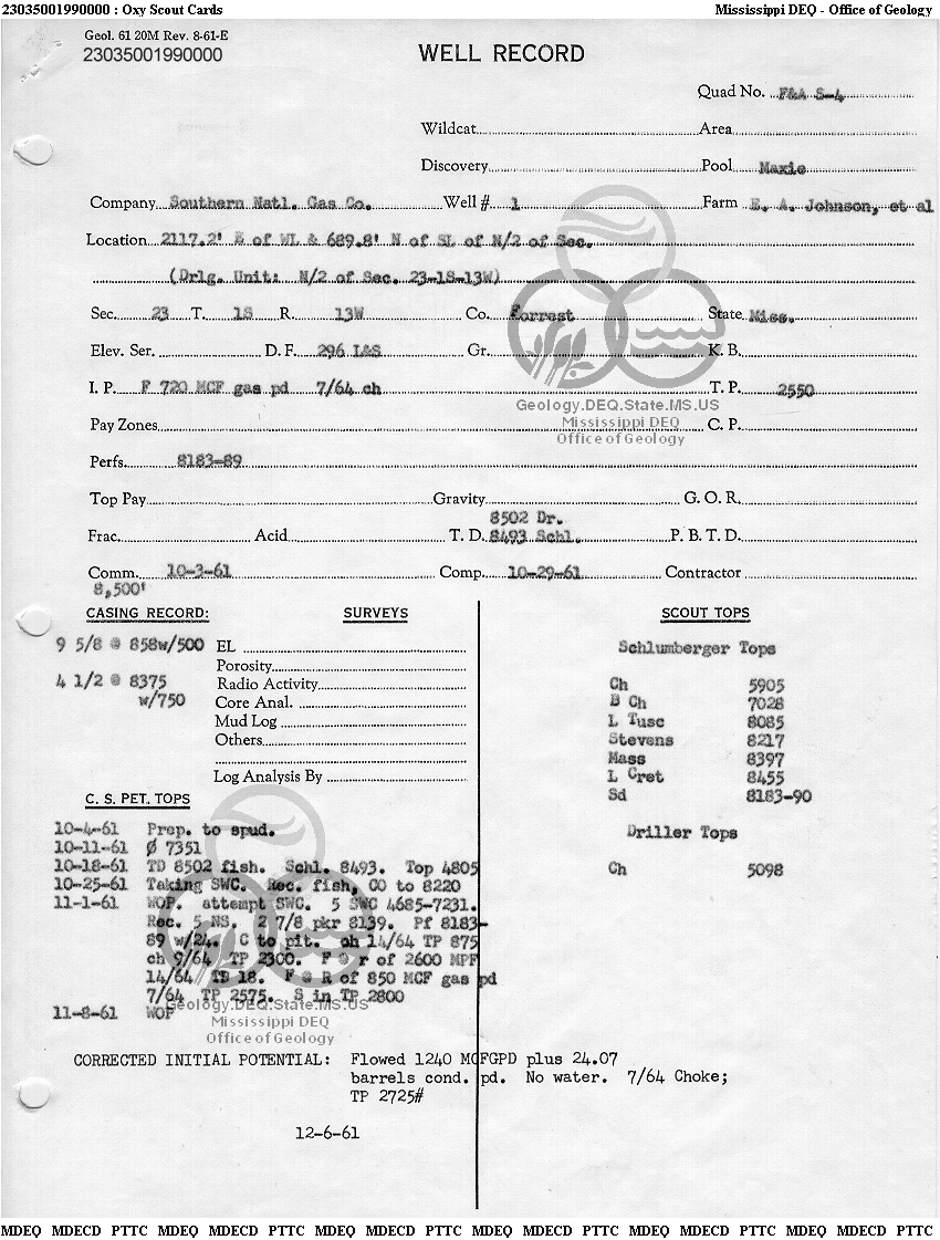 Well Folder - 2303500199