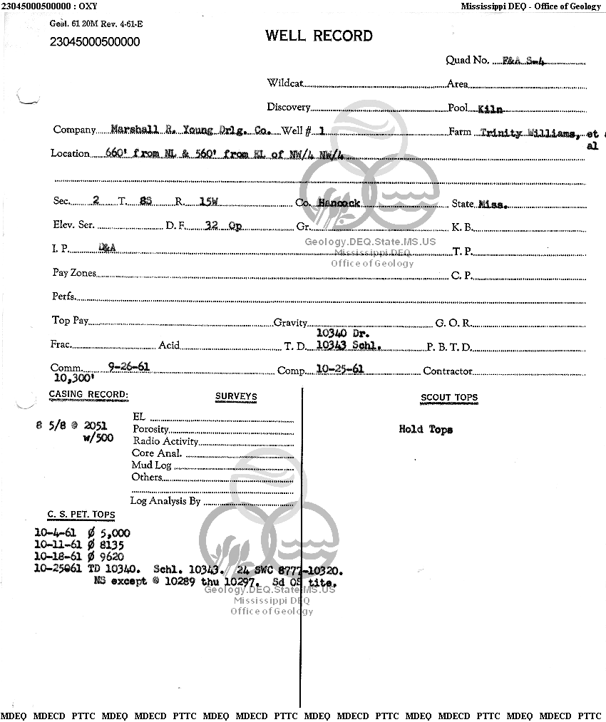 Well Folder - 2304500050