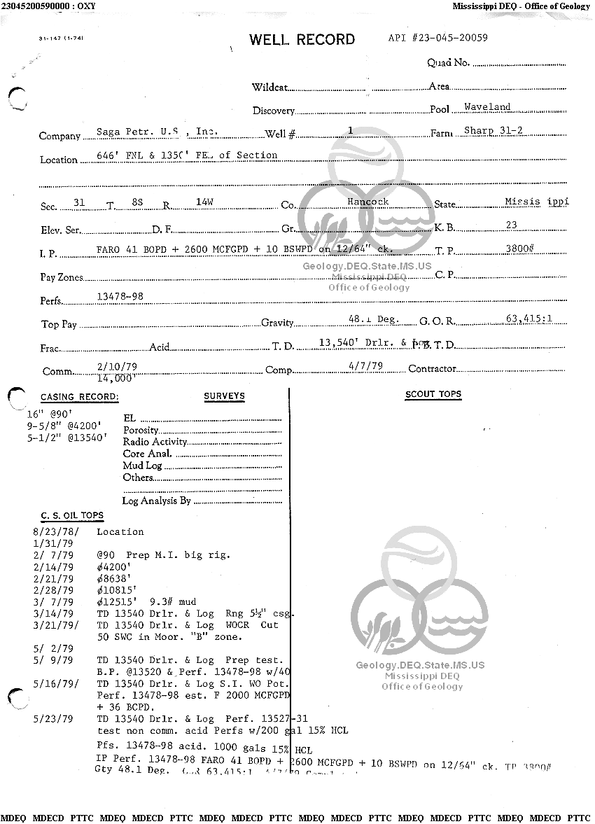 Well Folder - 2304520059