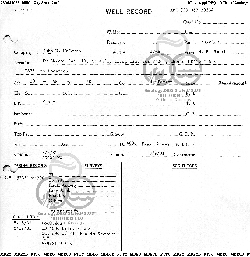 Well Folder - 2306320334