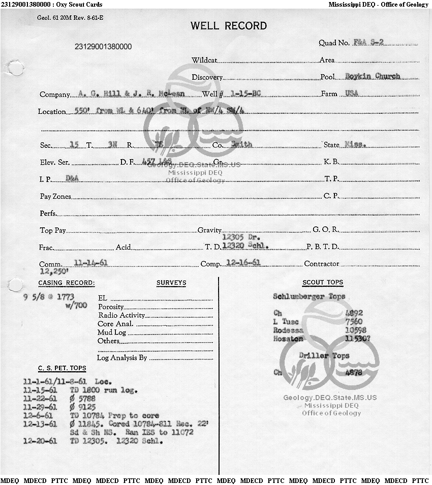 Well Folder - 2312900138