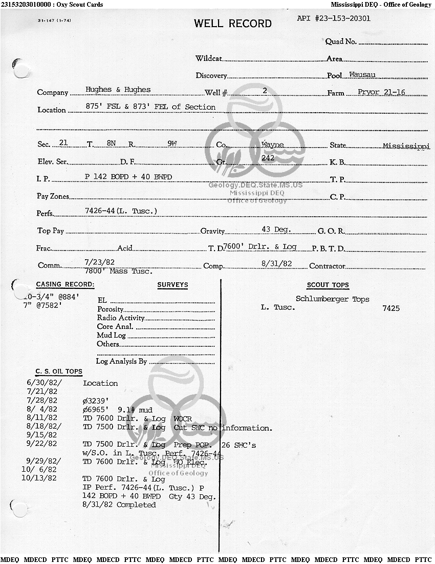 Well Folder - 2315320301