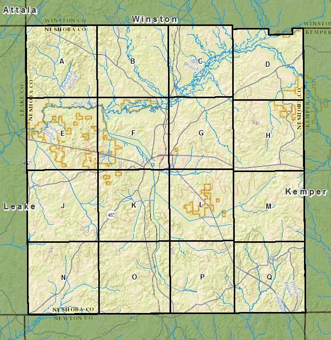 Neshoba County - Borehole Collection - MS-DEQ Geology