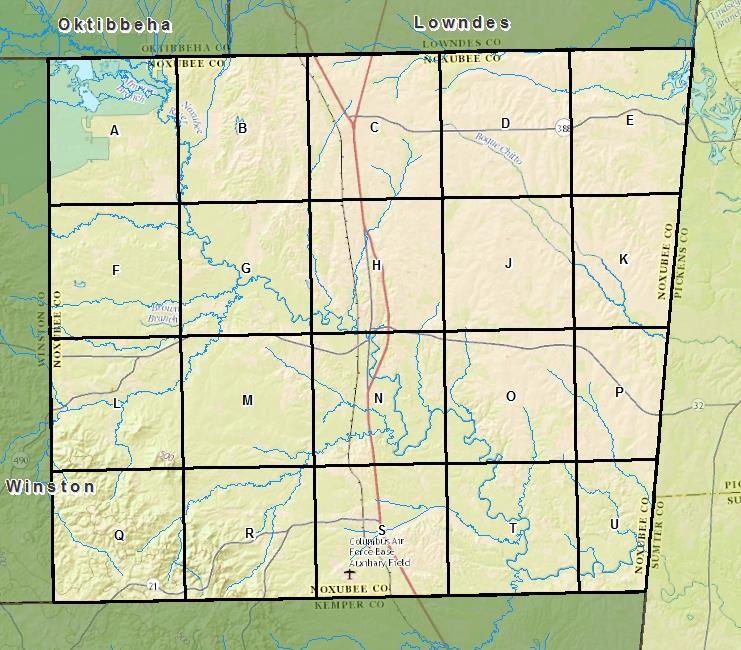 Noxubee County - Surface Mines - MS-DEQ Geology