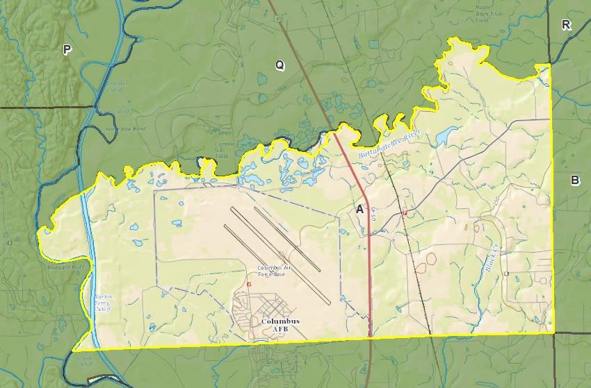 087A Grid - Surface Mines - MS-DEQ Geology